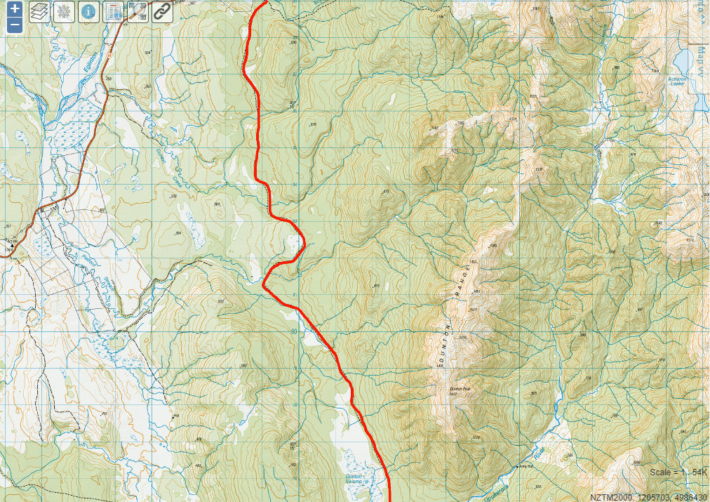 Boyd River to Upukerora river track – Permolat Southland